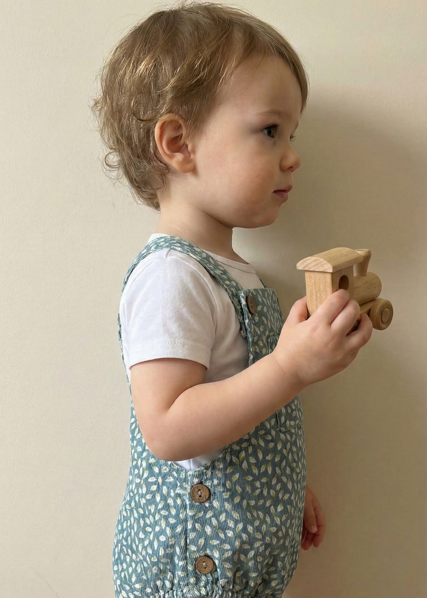 Baby Printed Cotton Dungaree Romper – Thumbbarry